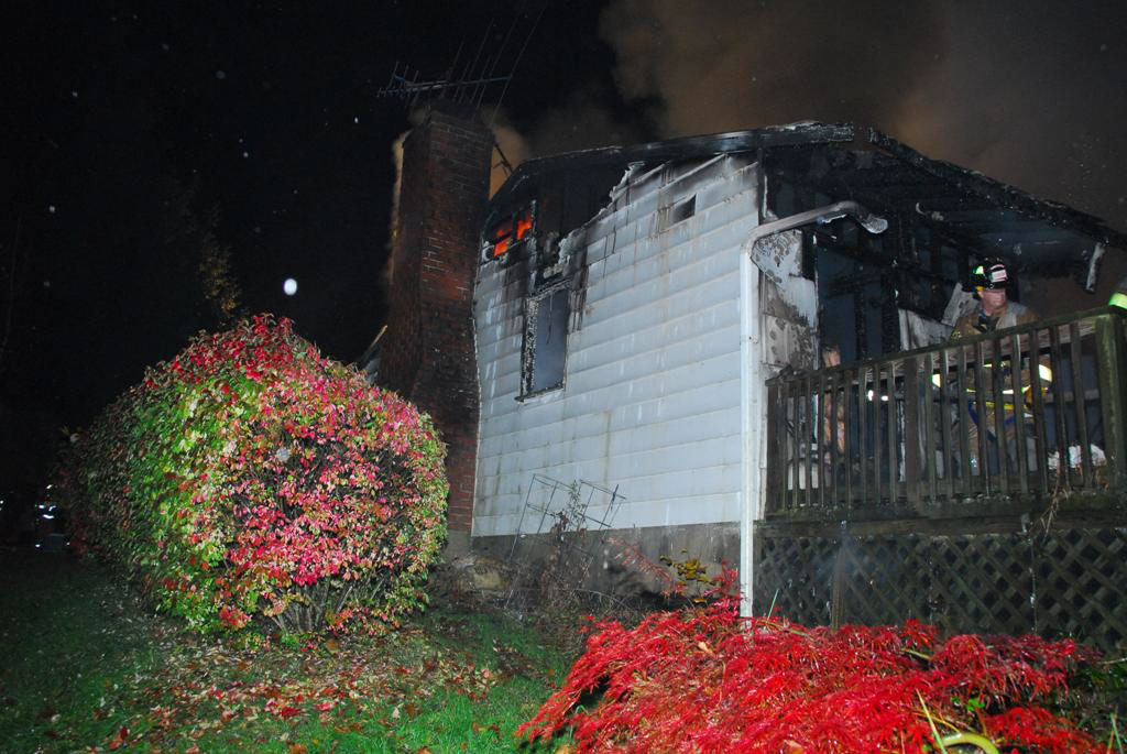 BFC Assists Newton Square With House Fire - Broomall Fire Company