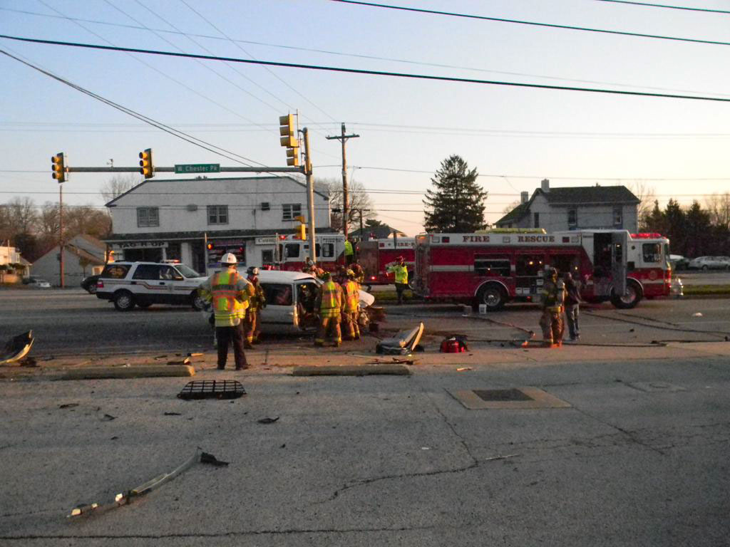 Two Car MVC With Entrapment - Broomall Fire Company