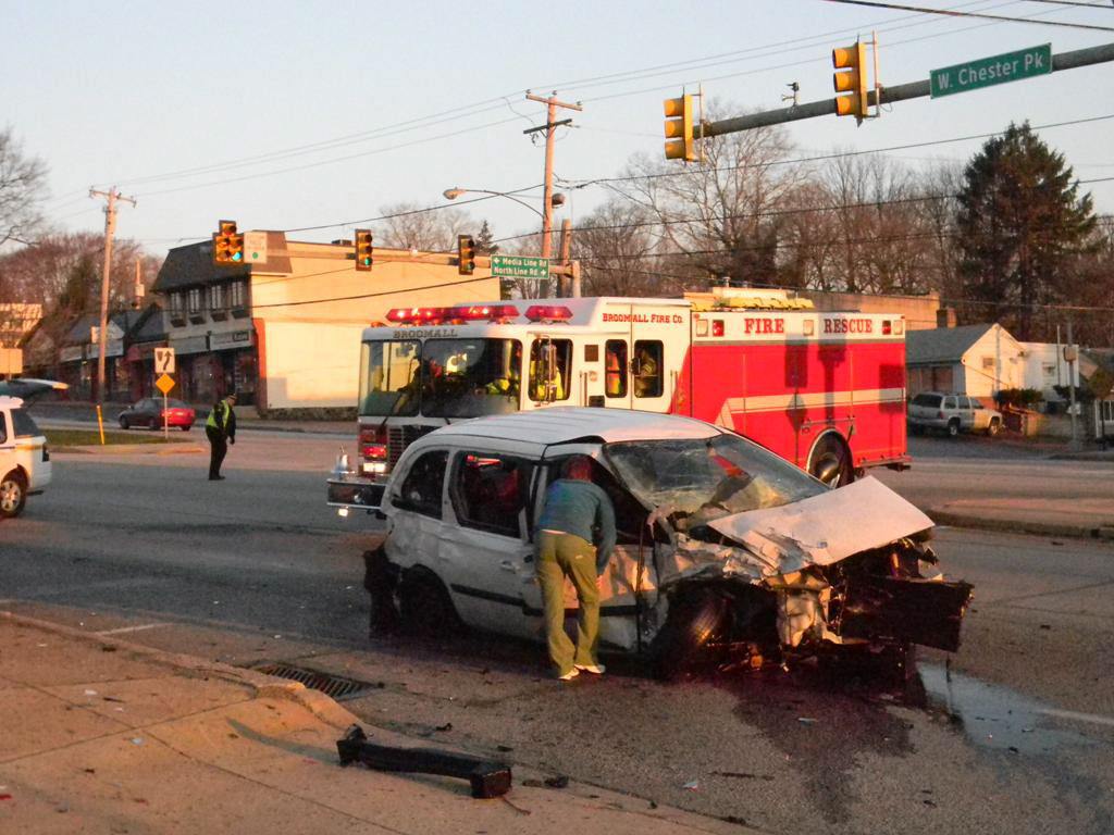Two Car MVC With Entrapment - Broomall Fire Company