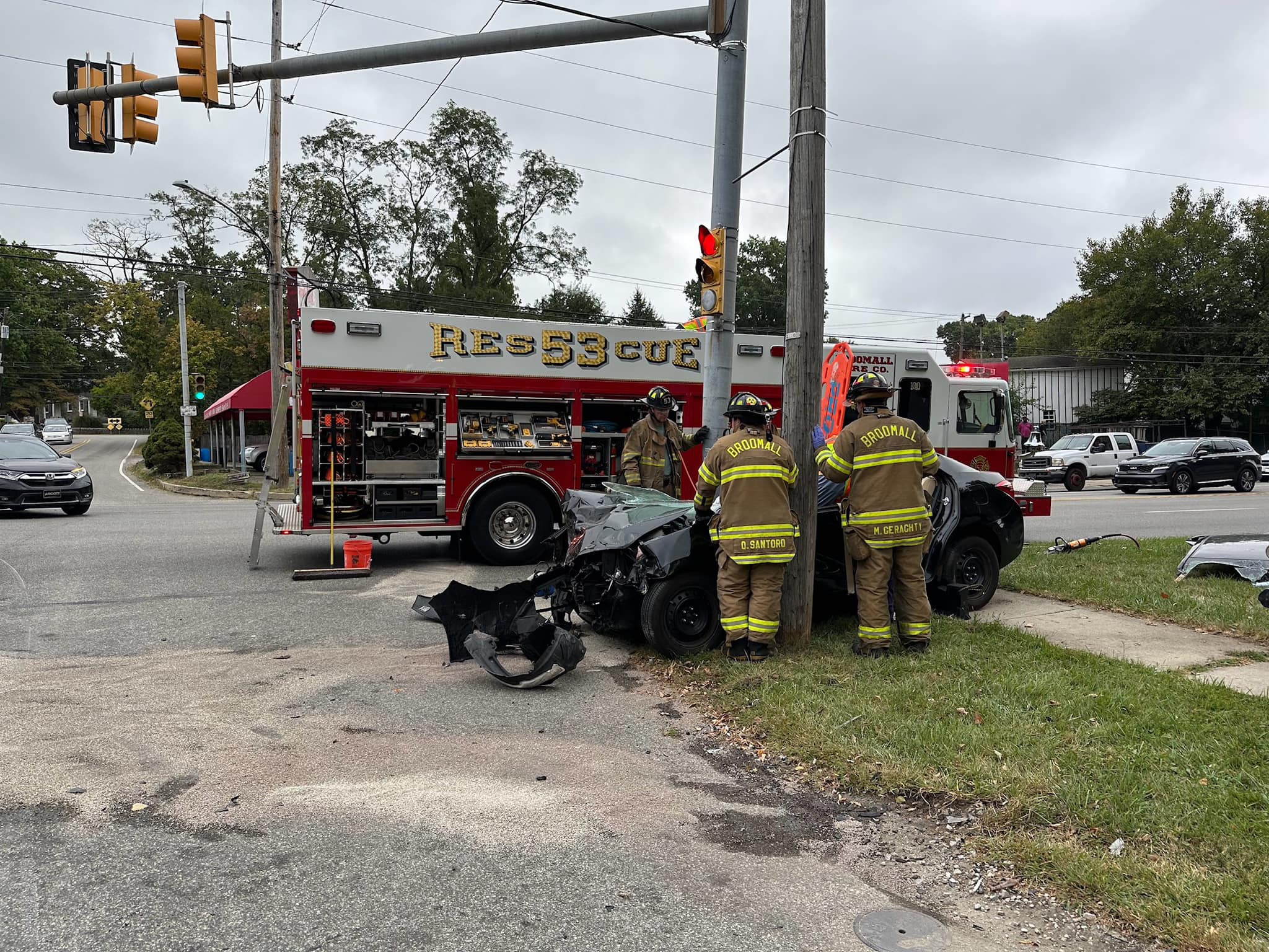 MVC Traps 1 in South Marple - Broomall Fire Company